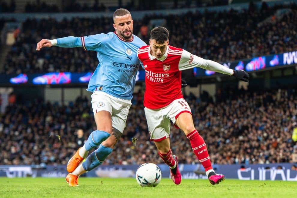 Arsenal v Manchester City H2H: Title rivals clash in early season ...